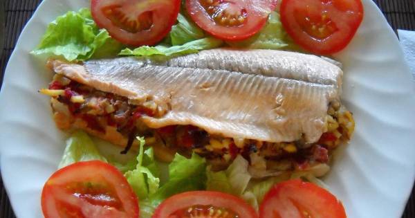 TRUCHA RELLENA DE CAMARONES :: Truchas El Manantial